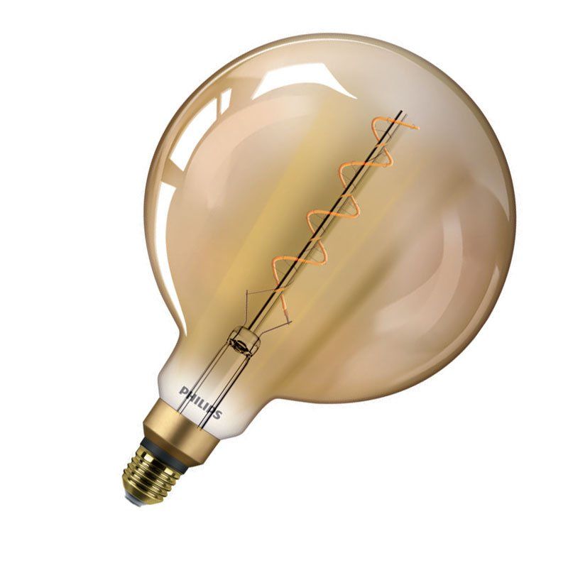 Philips Classic LEDbulb Vintage Gold G200 5-25W/820 LED E27 300lm ultra ...